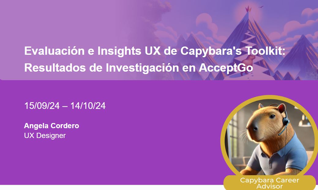 Angela | Diseñadora UX / Ingeniero en Sistemas Electrónicos